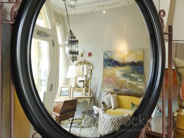 Fish Eye Framed Mirror | Jockimo